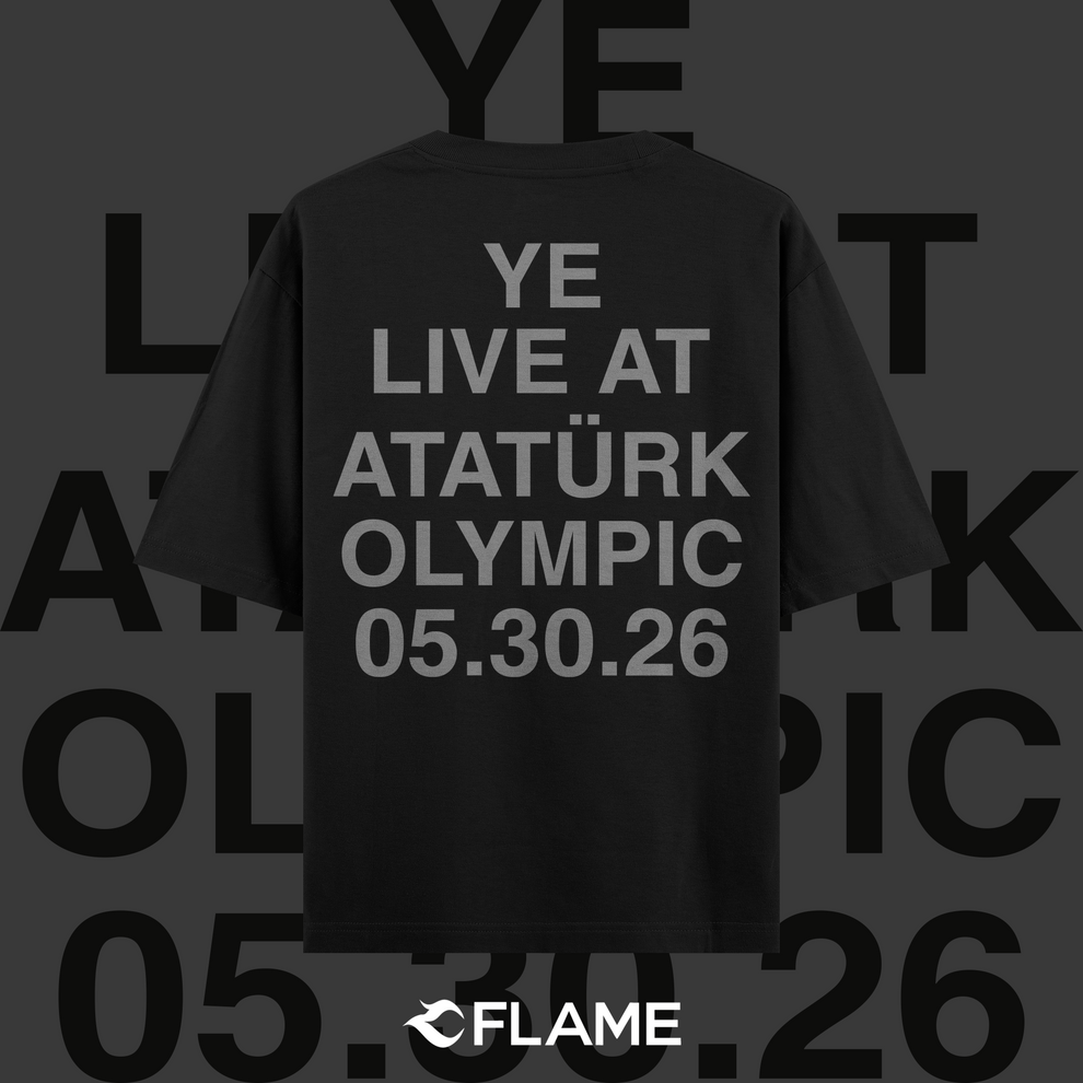 KANYE WEST Istanbul Atatürk Olympic Stadium Merch 2026 T-shirt Oversiz ...